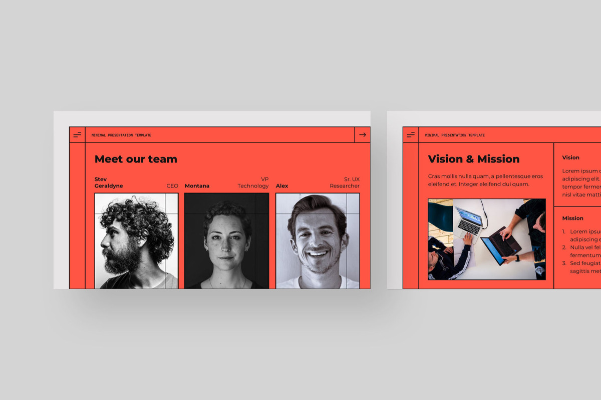 Minimal X PowerPoint Template | Nulivo Market